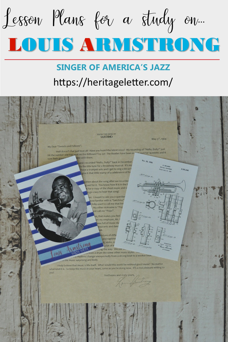 Louis Armstrong Lesson Plans – Heritage Letter