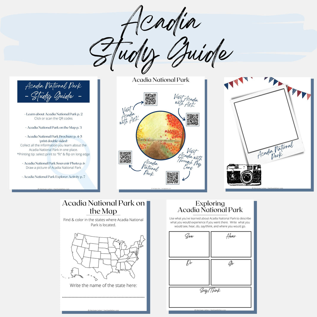 Study Guides – Heritage Letter