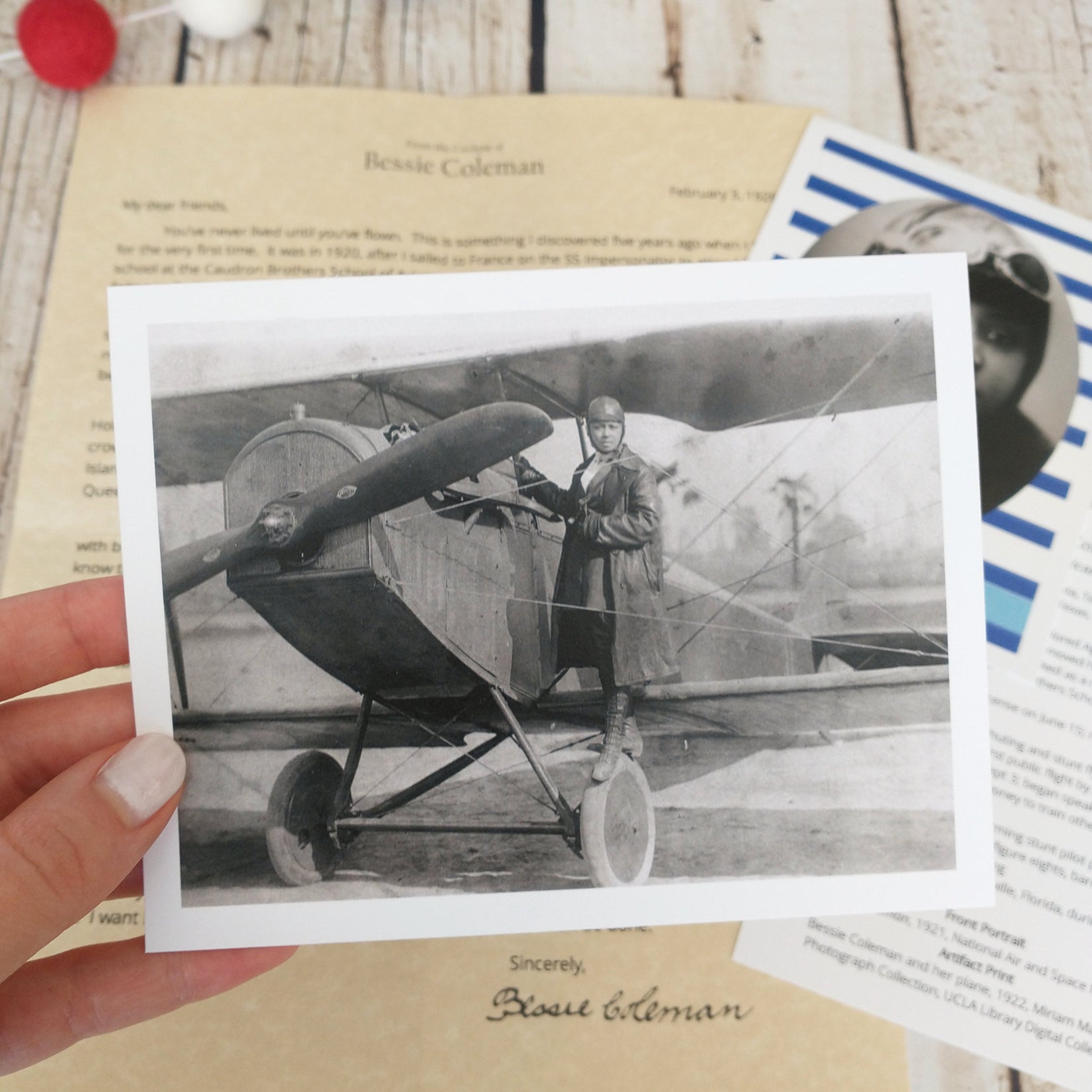 Bessie Coleman Letter: Digital Download – Heritage Letter