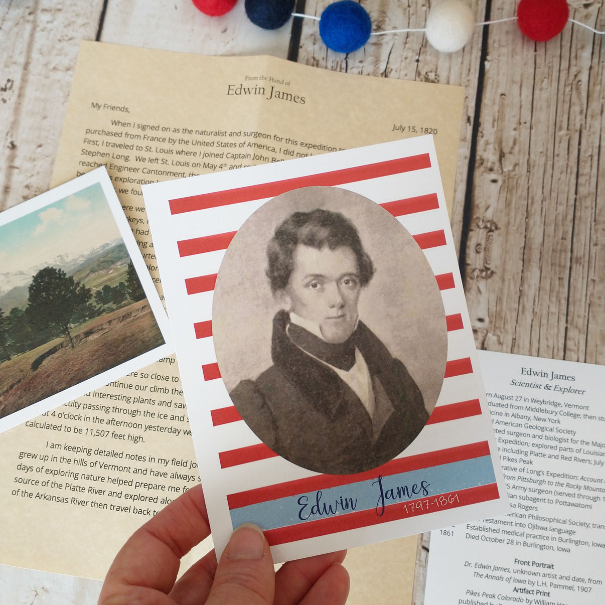 Edwin James Letter – Heritage Letter