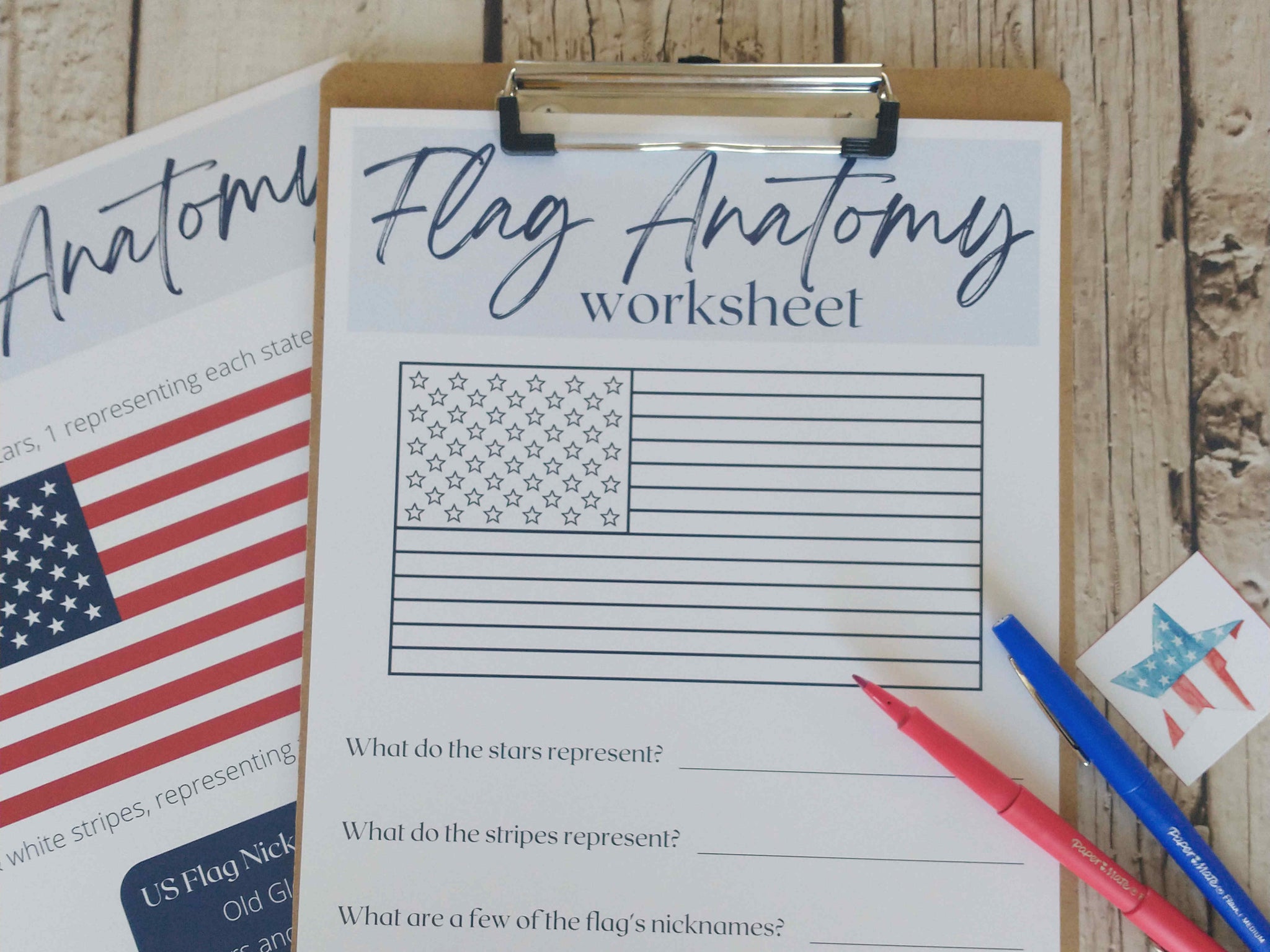 American Flag Unit Study – Heritage Letter
