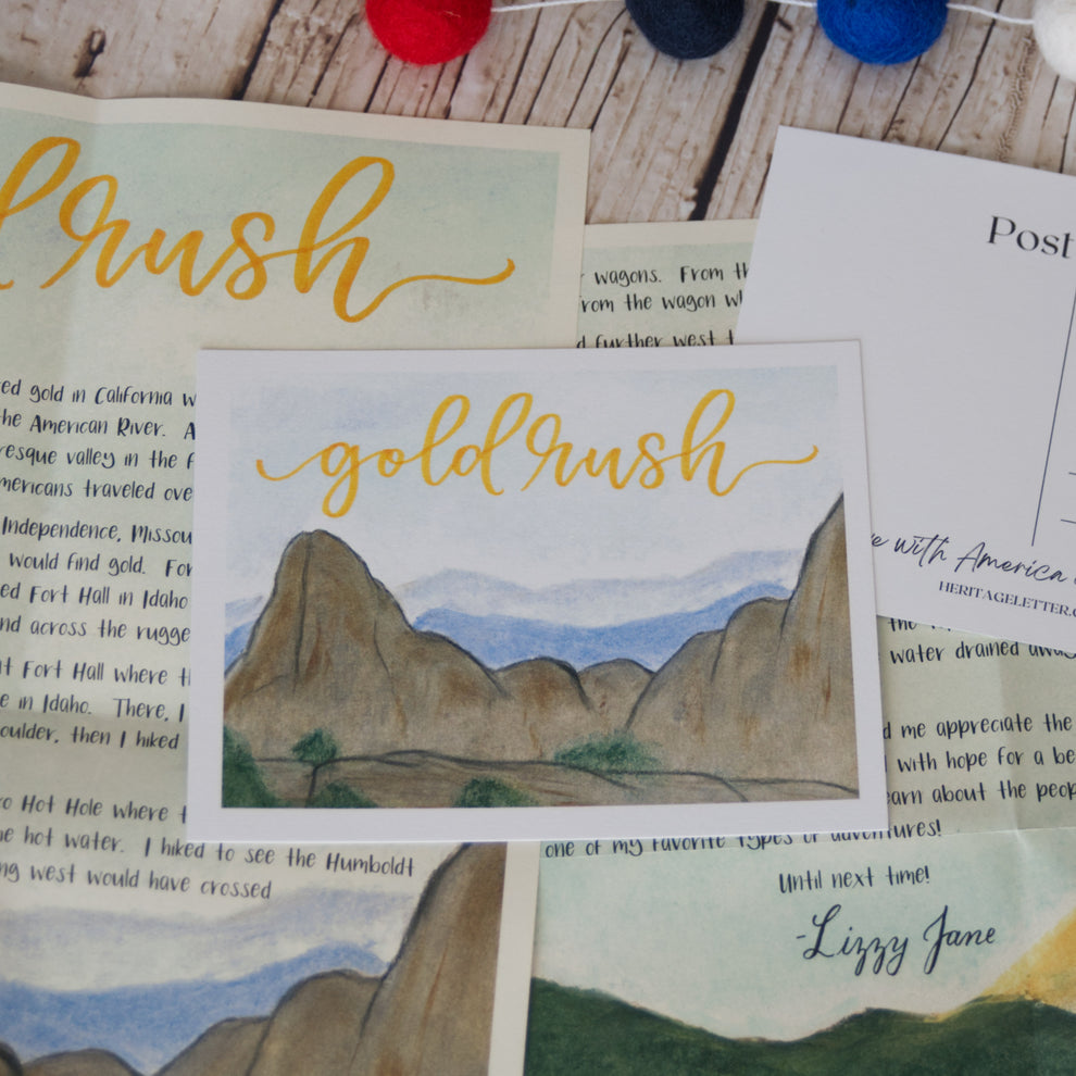 Gold Rush Letter – Heritage Letter