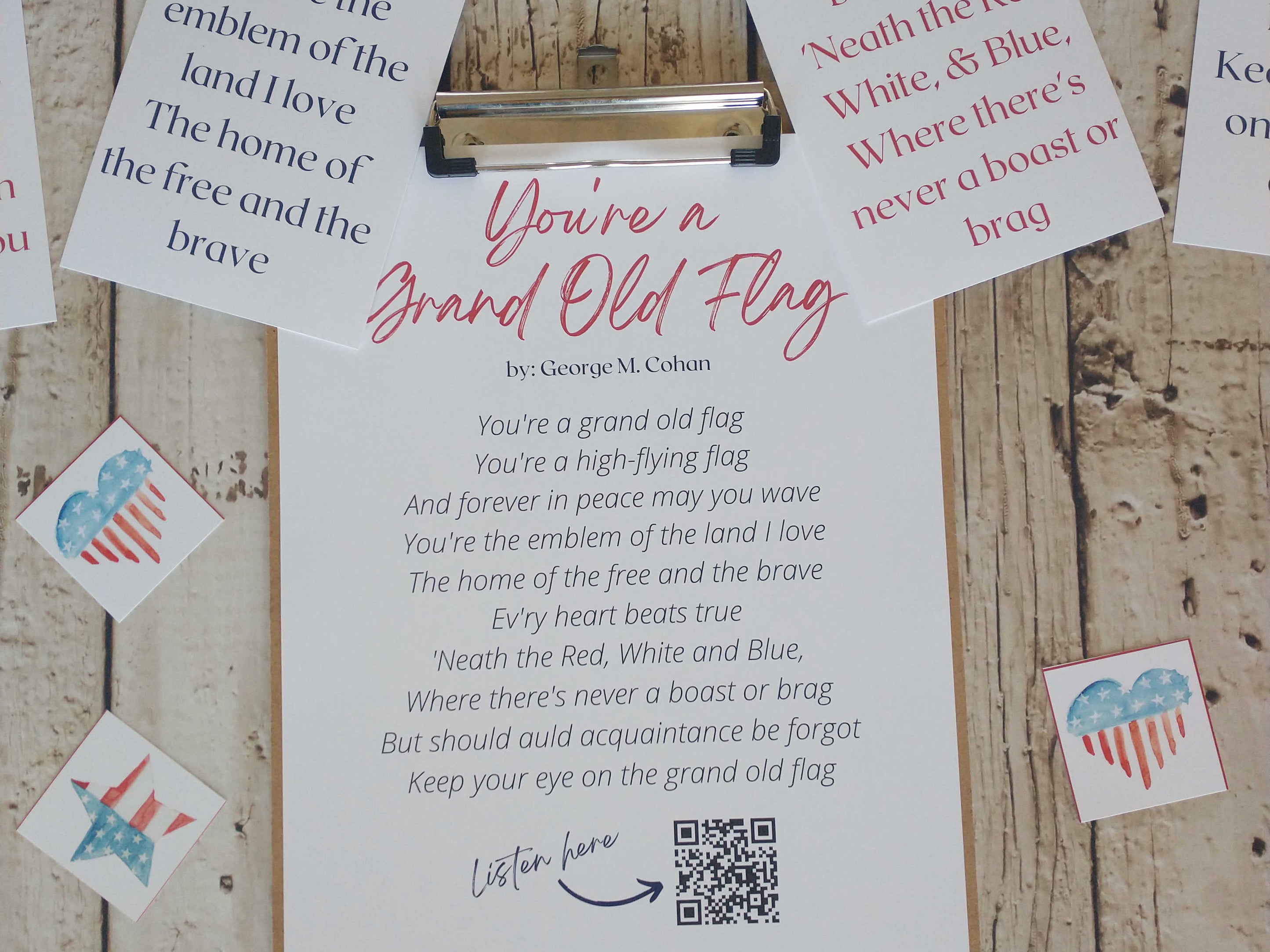 American Flag Unit Study – Heritage Letter