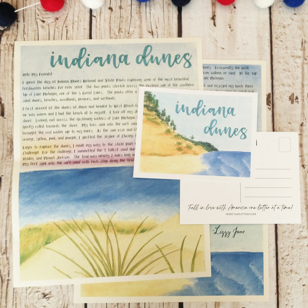 Indiana Dunes National Park Letter – Heritage Letter