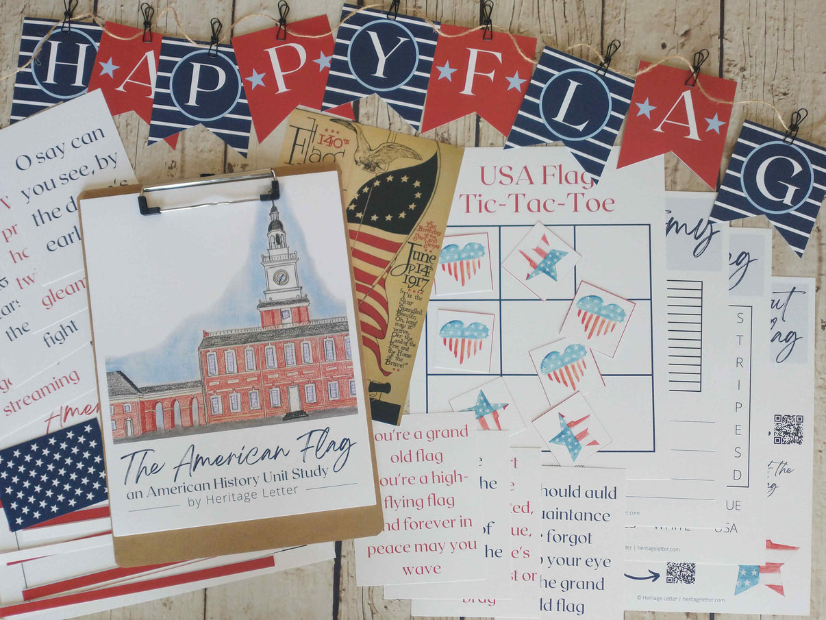 American Flag Unit Study – Heritage Letter