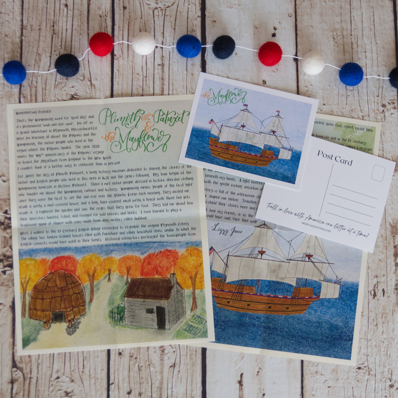 Mayflower Pilgrims Bundle – Heritage Letter