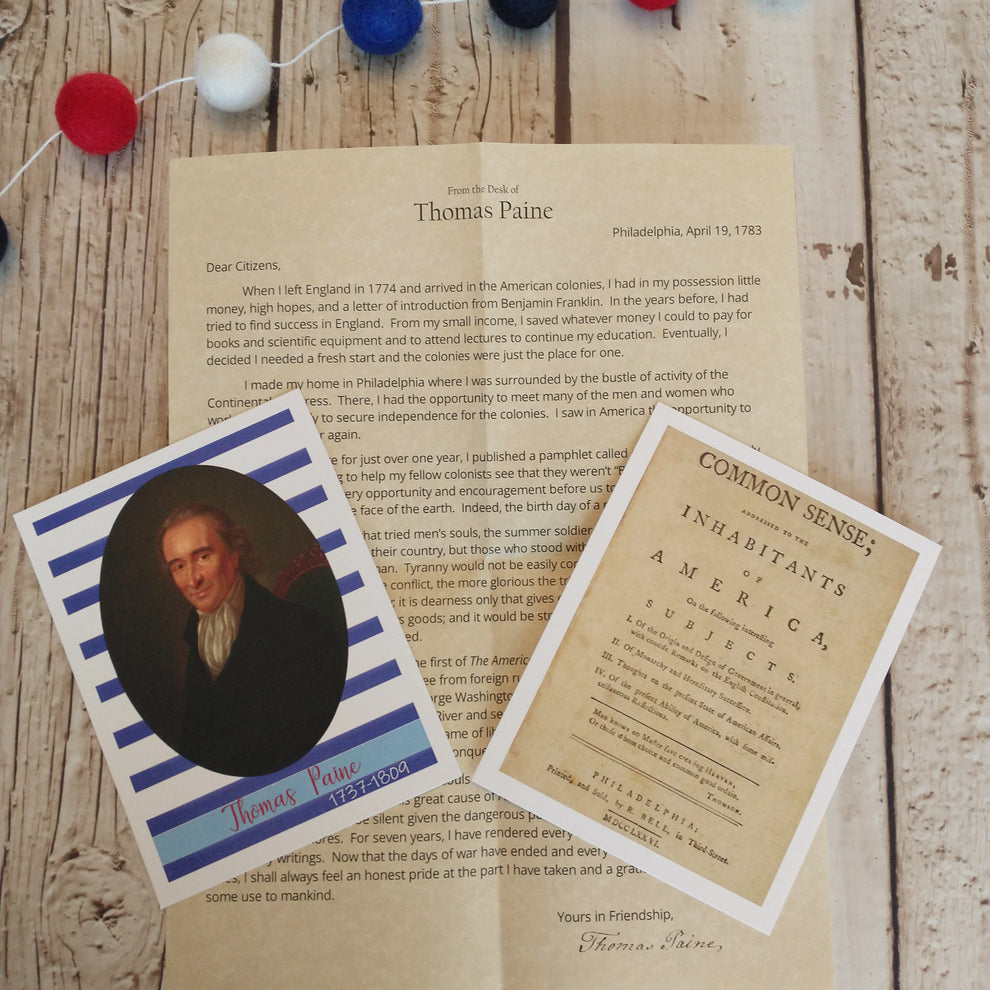 Thomas Paine Letter: Digital Download – Heritage Letter