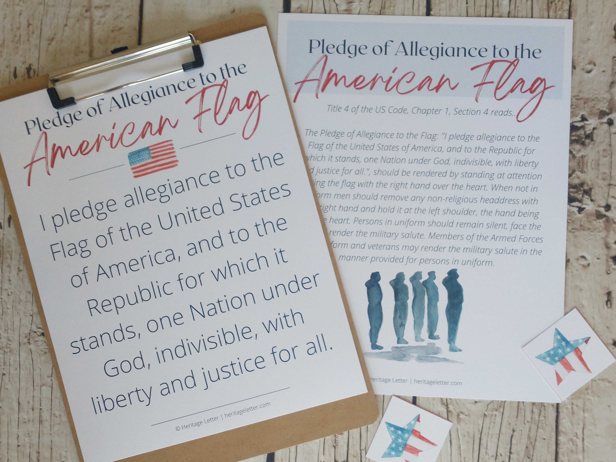 American Flag Unit Study – Heritage Letter
