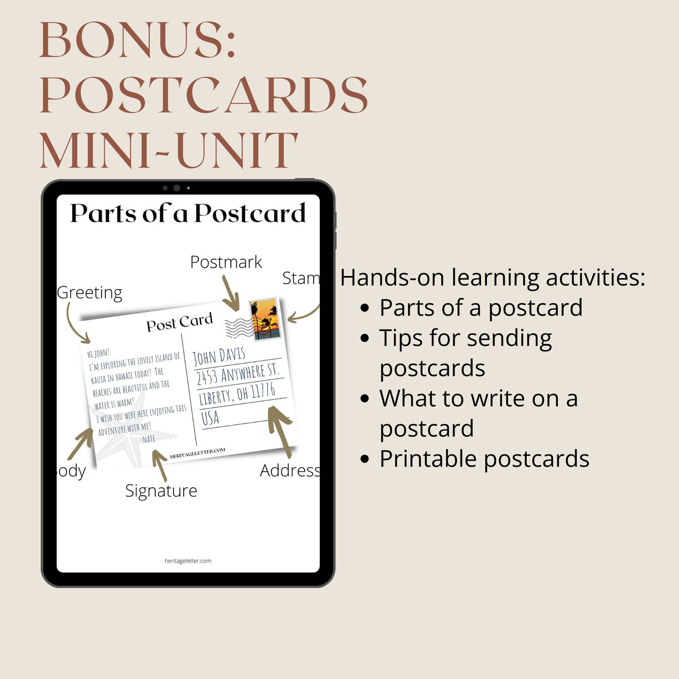 7 Wonders of the Natural World Unit Study – Heritage Letter
