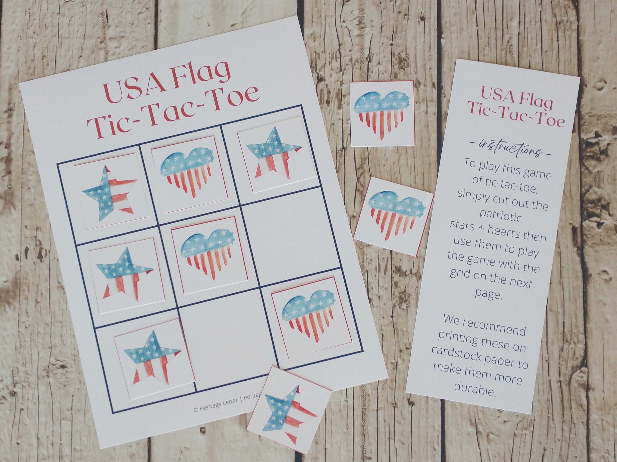 American Flag Unit Study – Heritage Letter