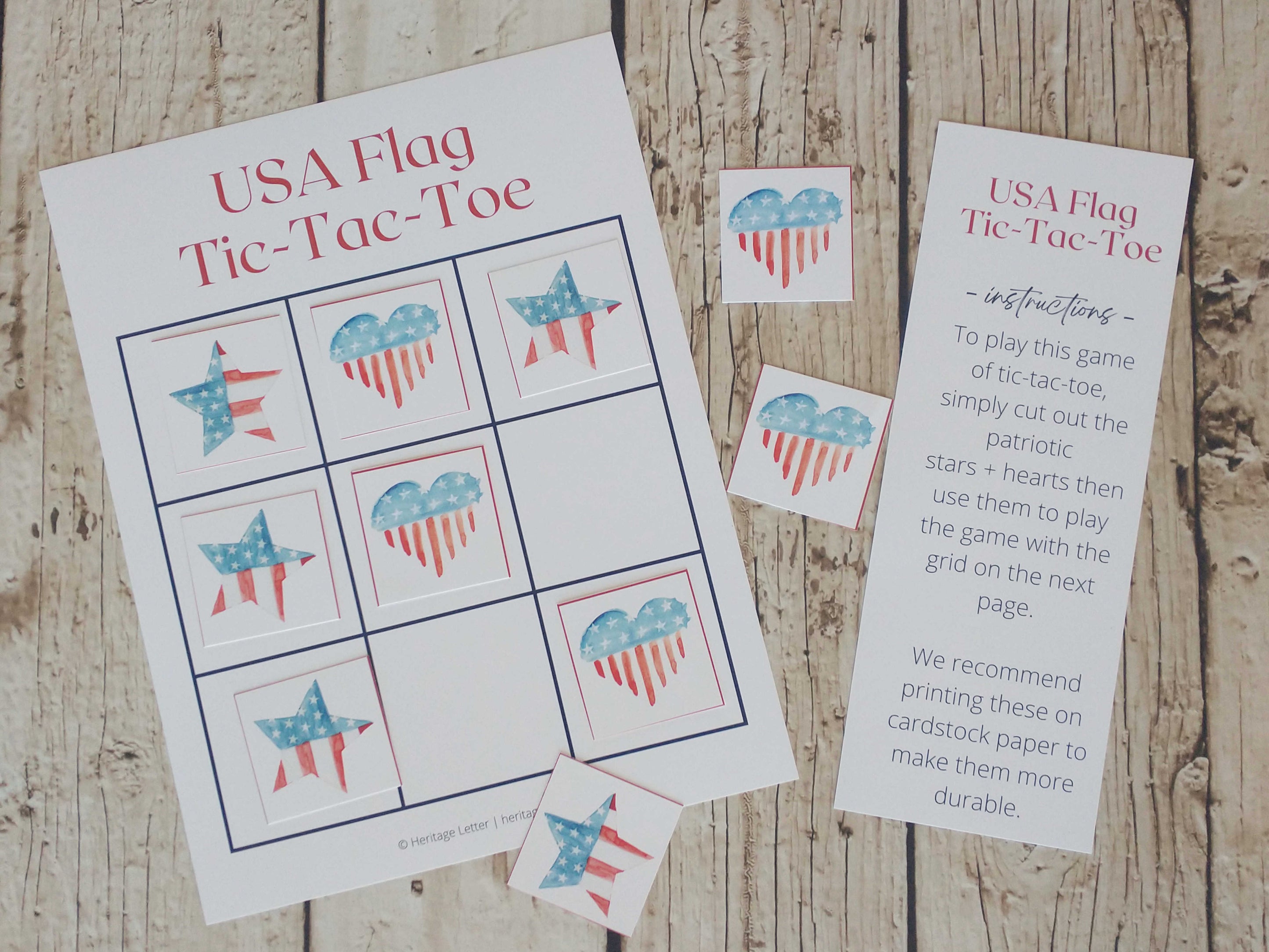 American Flag Unit Study – Heritage Letter