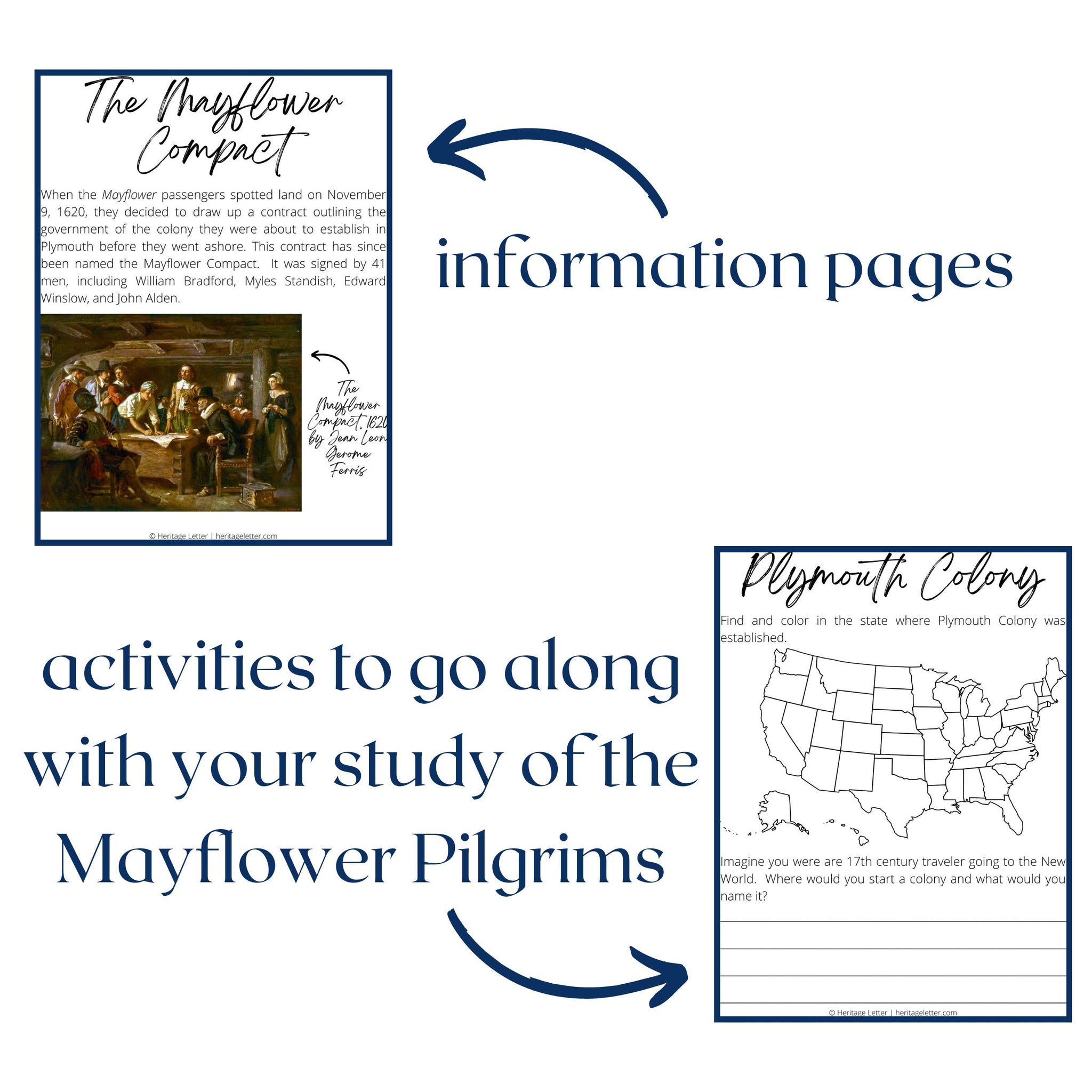 The Mayflower Pilgrims Unit Study – Heritage Letter