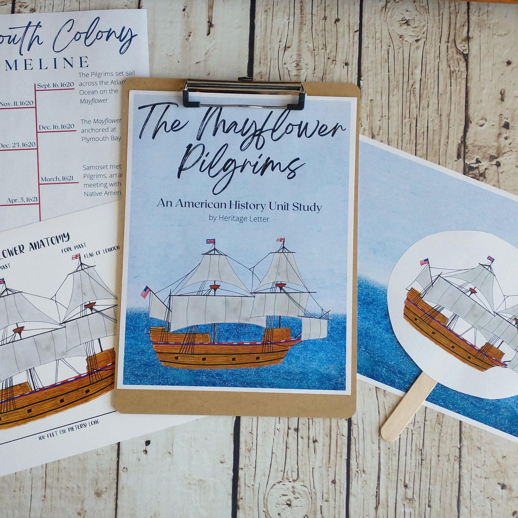 The Mayflower Pilgrims Unit Study – Heritage Letter