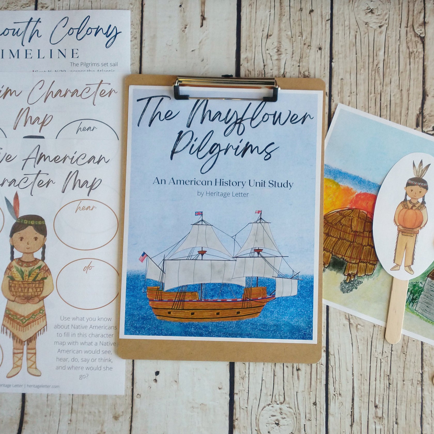 The Mayflower Pilgrims Unit Study – Heritage Letter